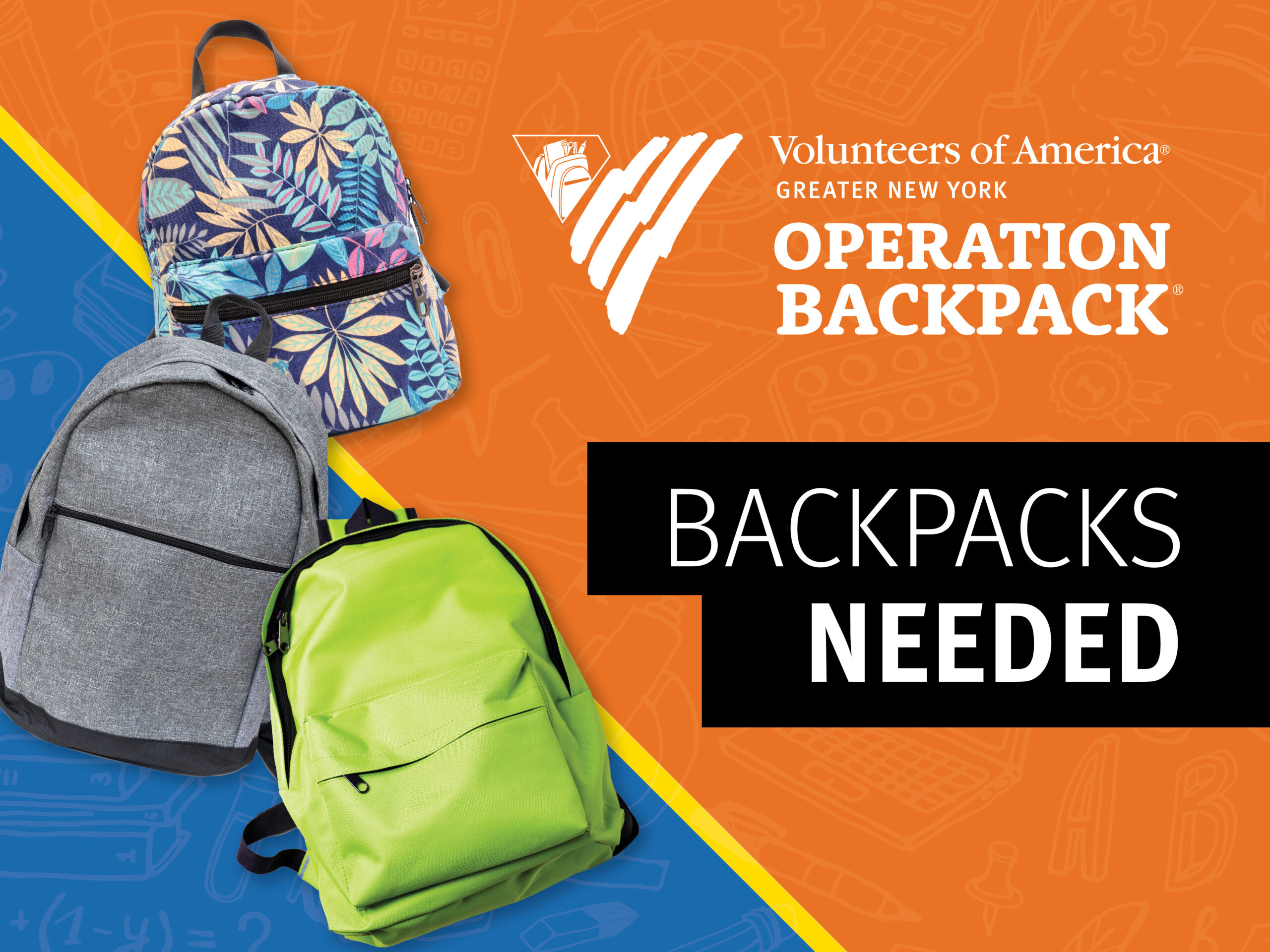 Volunteers of America-Greater New York to Host Annual Backpack Drive at ...